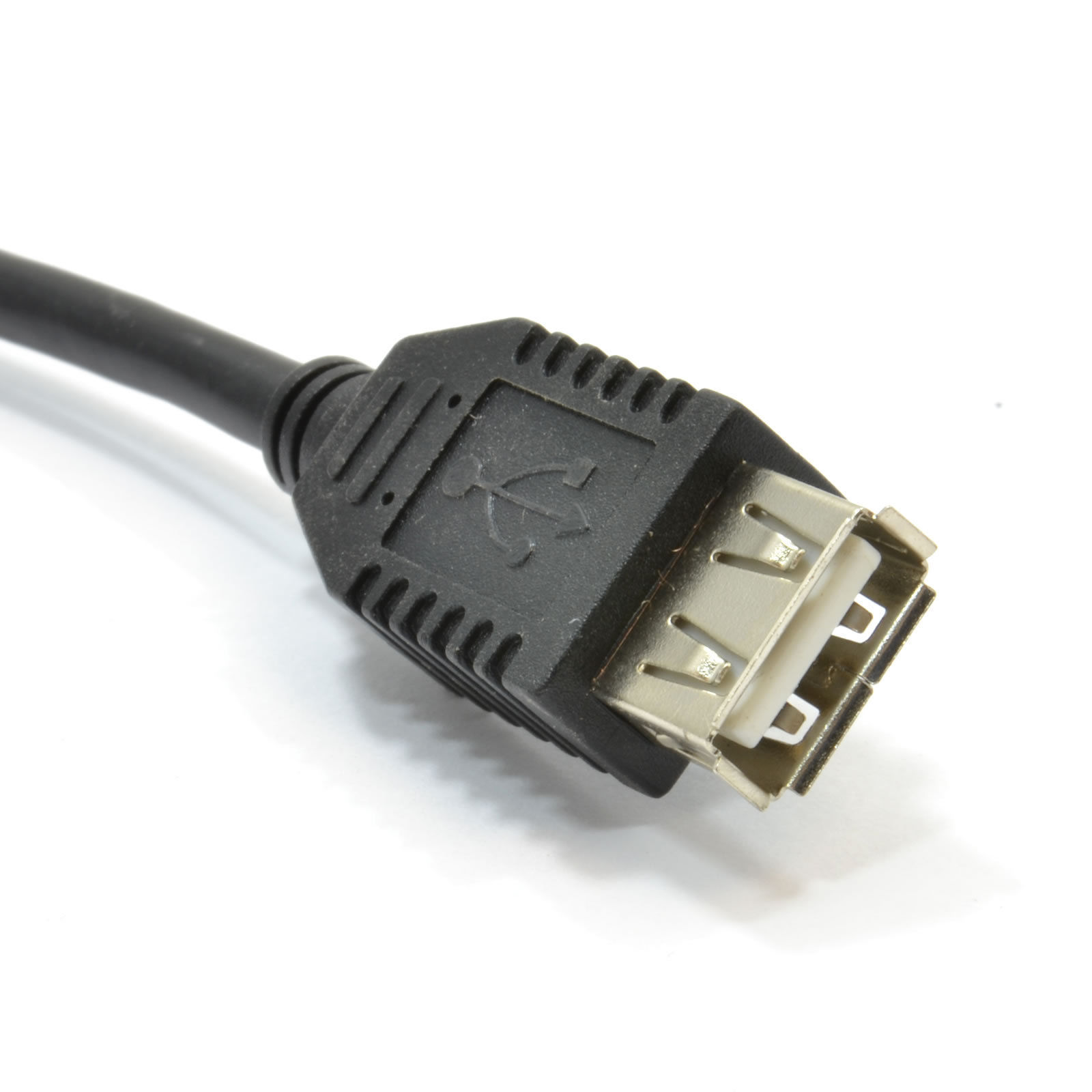 14cm USB B Type Female Socket to USB A Type Female Socket Panel Mount ...