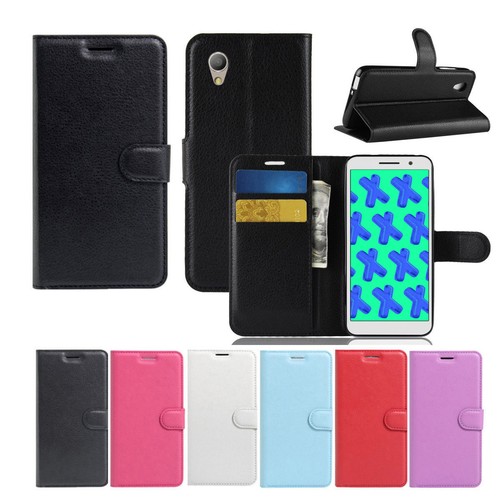 New Premium Leather Wallet PHONE Case TPU Cover For New Optus X Start ...