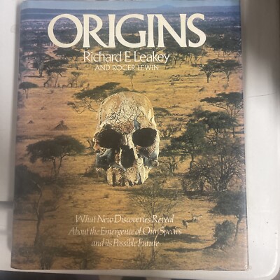 ORIGINS Book Richard Leakey Roger Lewin 1977 Hardcover HCDJ ...