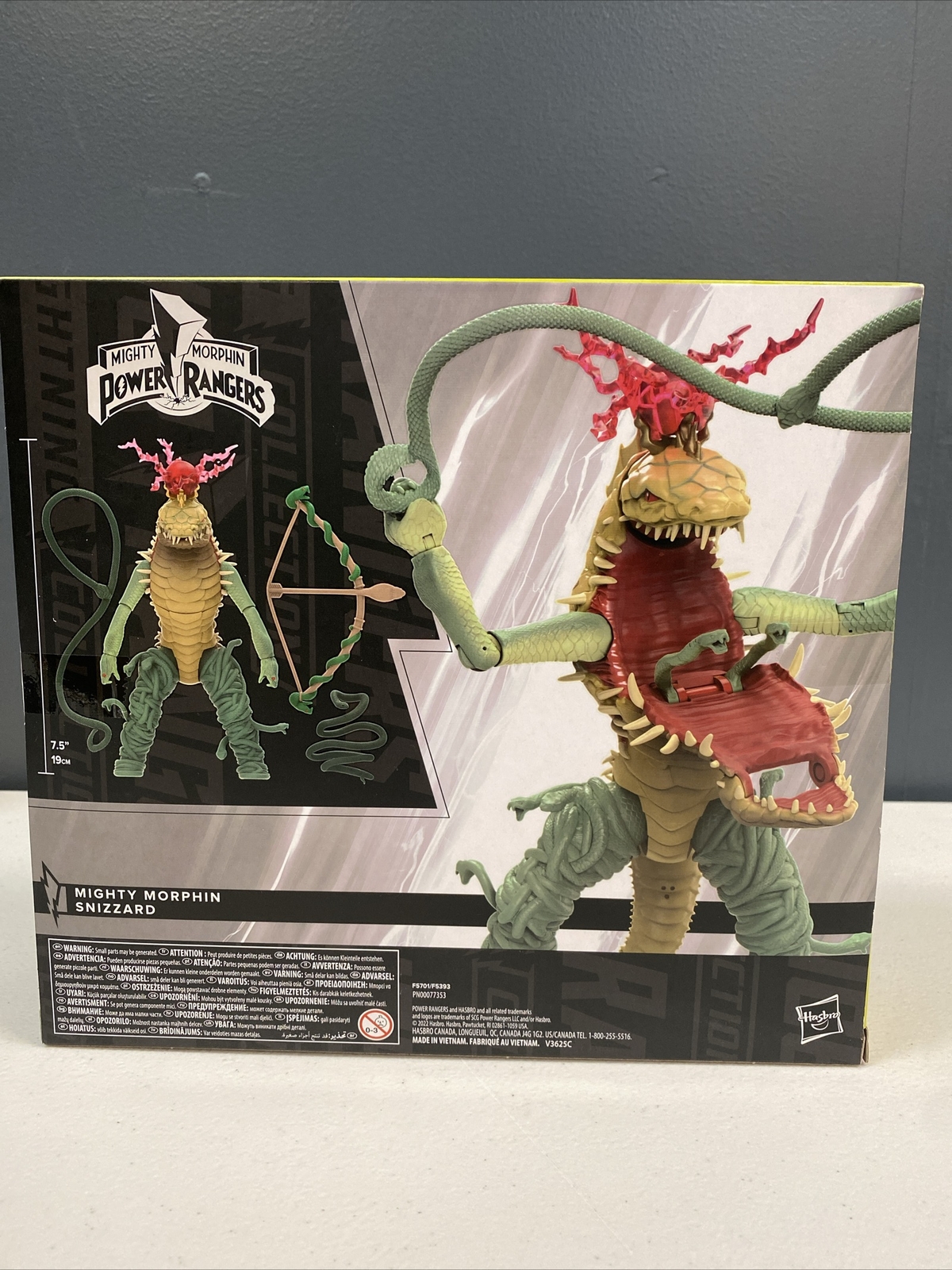 Hasbro Power Rangers Lightning Collection - Mighty Morphin Snizzard ...