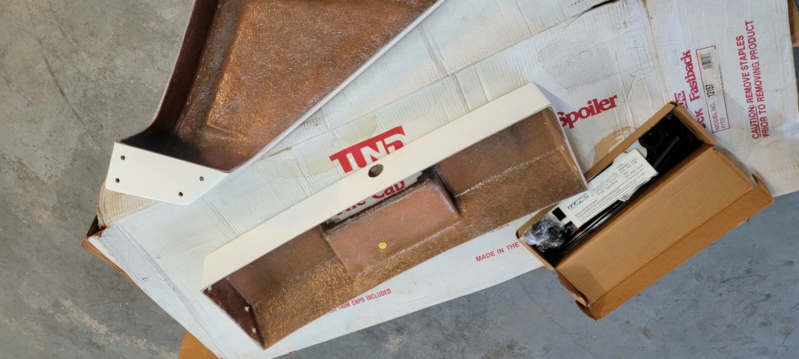 NOS Lund Cab Fairing Bed Spoiler Fastback Like Racerback Ford Ranger ...