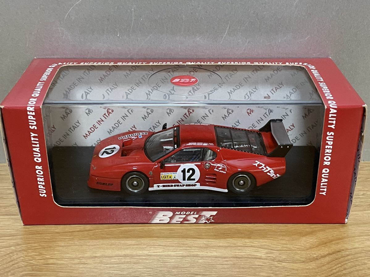 Best Model 1/43 Ferrari 512BB LM 1982 WEC Fuji No.12 P. Hen Best Model 1/43 Ferrari 512BB LM 1982 WEC Fuji No.12 P. Hen
