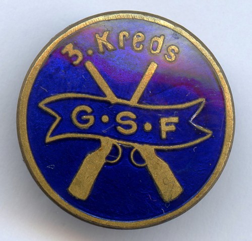Denmark Danish Shooting GSF Pin Badge Nice Grade !! | eBay