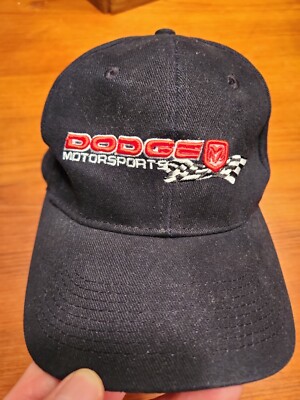 Vintage Dodge Motorsports Black Hat official Chrysler Corporation ...