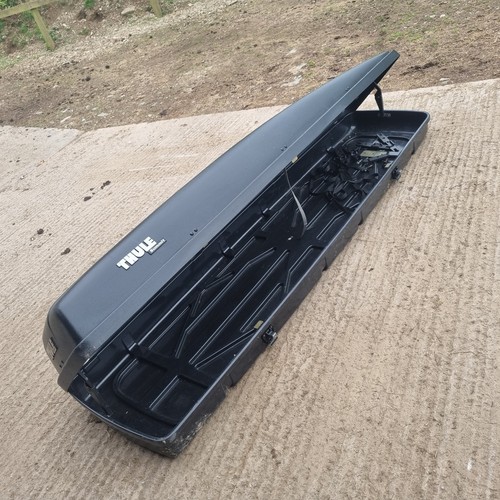 Thule Summit Car Roof Box Very large, lockable with key cargo storage ...