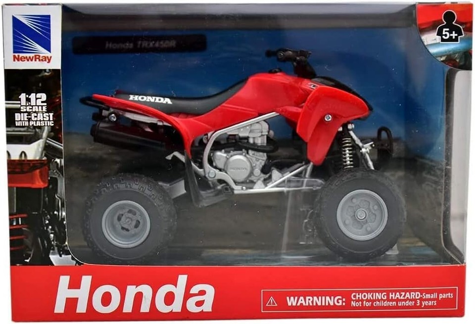 2009 Honda TRX450R – Red ATV 1:12 Scale Model - New Ray 57093A | eBay
