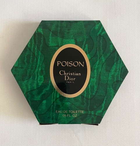 POISON by CHRISTIAN DIOR Eau De Toilette Perfume Vintage SAMPLE Card ...