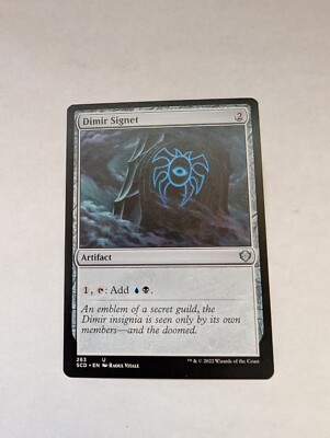 Dimir Signet Commander: Starter Deck MTG NM Regular | eBay