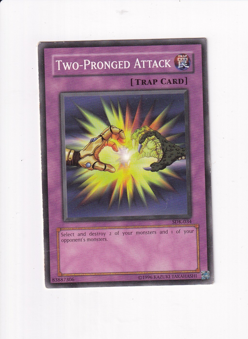 Yu-Gi-Oh Yugioh TWO-PRONGED ATTACK SDK-034 | eBay