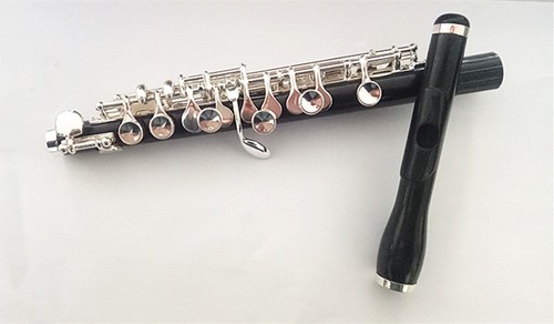 Professional Playing C Tune Piccolo ebony Wood Piccolo Silver key with ...