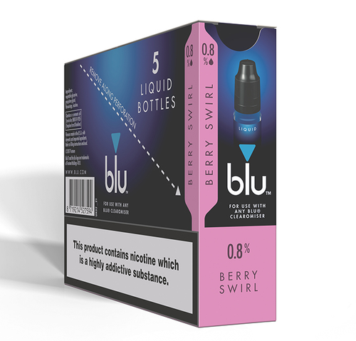 Blu E Liquid 5x10ml Vape Refill Liquid UK stock all flavours and ...