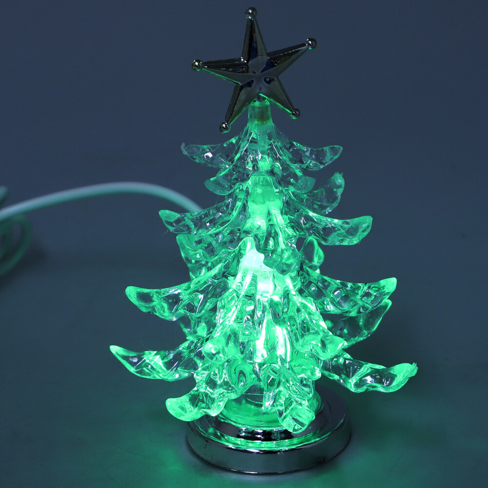 Usb Mini Christmas Tree 12" Vehicle Dash Christmas Tree USB Powered