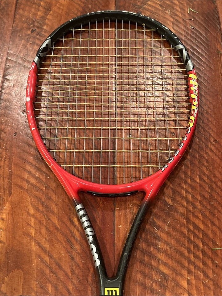 Wilson Hyper Pro Staff 6.1 Midplus 95 Tennis Racquet Hyper Carbon 4 3/8 ...