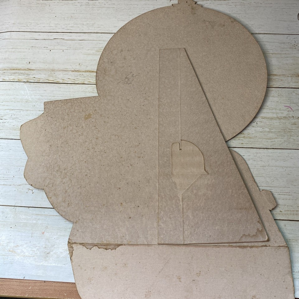 Rare Vintage Red Ball Footwear Cardboard Store Advertising Sign JETS ...