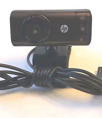 HP WebCam HD-3110. 720P Autofocus w/ TrueVision. 5MP Still Photo ...