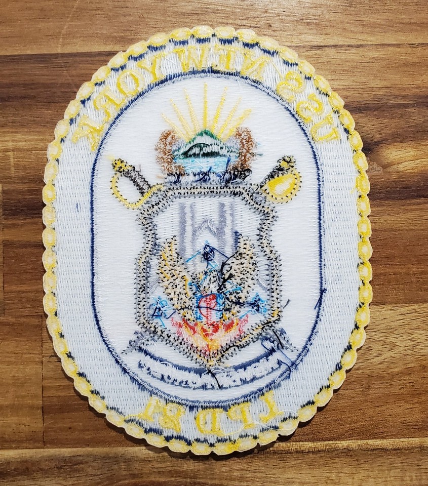 USS New York LPD-21 Amphibious Transport Dock Patch | eBay