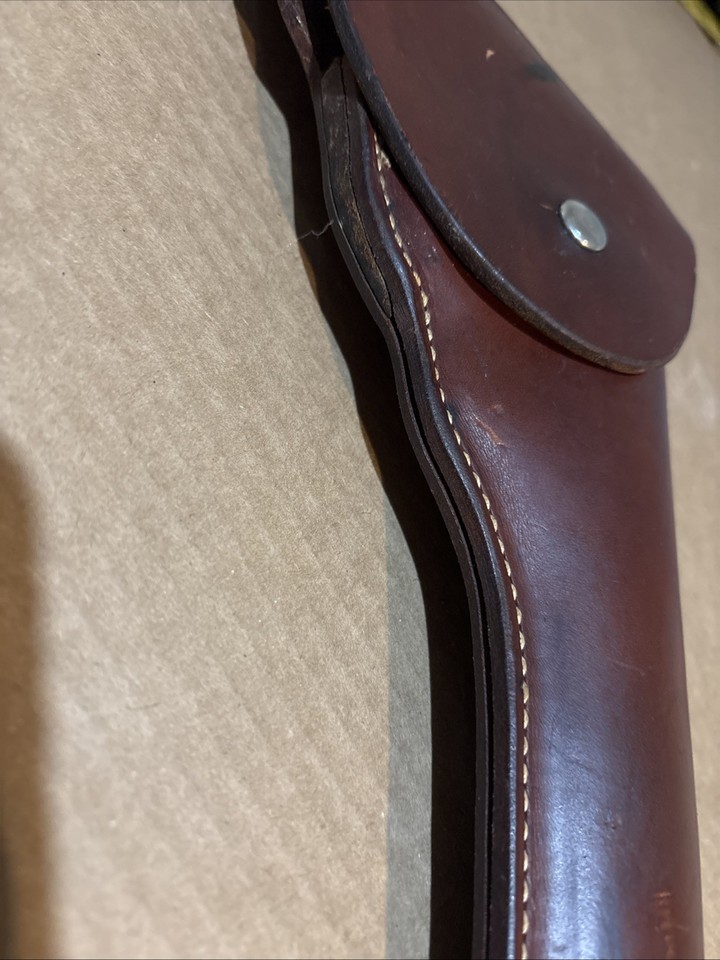 Vintage George Lawrence Brown Leather Flap Holster #14 502 | eBay