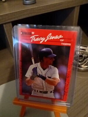 baseball card singles errors donruss 90 Tracy Jones # 636 red | eBay