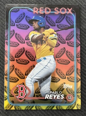 2024 Topps Series 2 Pablo Reyes Holiday Hotdog Parallel #594 - Boston ...