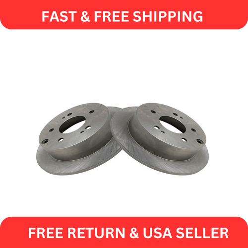 Rear Brake Rotors Solid For 2006-2012 Mitsubishi Eclipse 2004-2012 ...