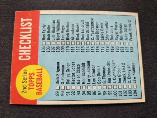 1963 Topps Baseball Card # 102 2nd Series Checklist 89-176 (VG/EX) | eBay