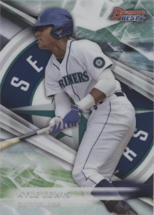 2016 Bowman's Best - Top Prospects Kyle Lewis #TP-22 Refractor (RC) for ...