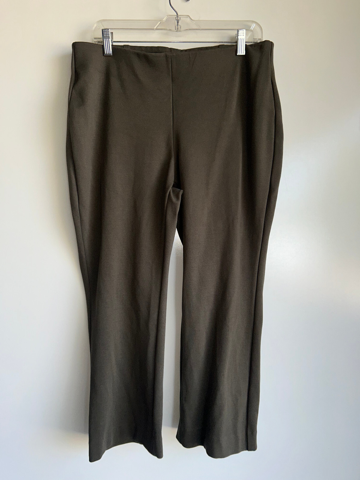 TALBOTS Montauk Olive Green Flare Ankle High Rise Pan… - Gem