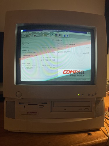 Rare Vintage 486 Windows 3.1 Compaq Presario CDTV 520 | eBay