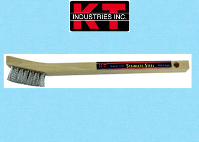 Welding Slag Cleaning Brush, Stainless Steel, Compact Design Wood ...