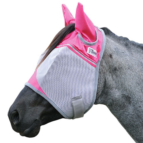 59CE Cashel Pattern Crusader Horse Fly Mask W/ Ears Standard ...