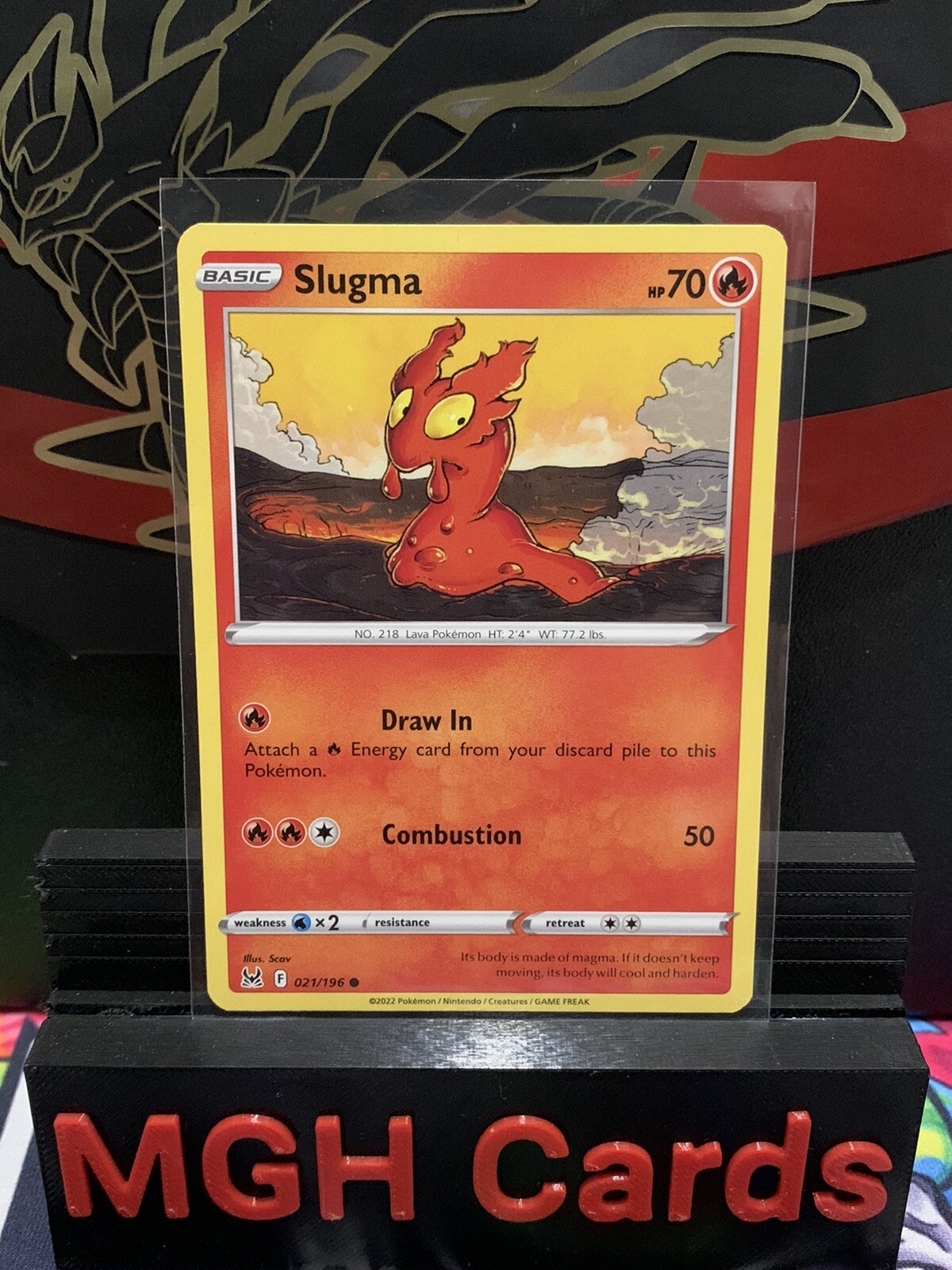 Slugma 021/196 NM / M - Lost Origin Sword Shield Pokemon TCG NM/M FREE ...