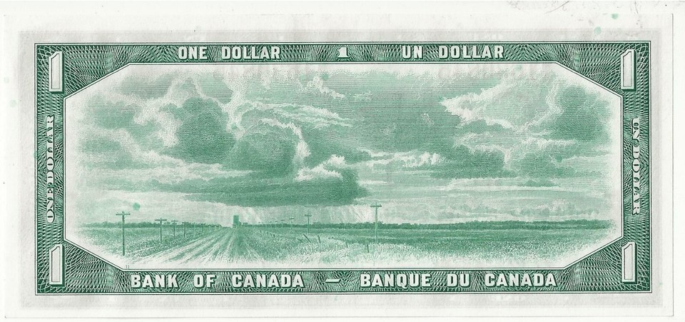 BC-29b 1954 Canada Devil's Face 1 dollar note (Beattie-Coyne) UNC ...