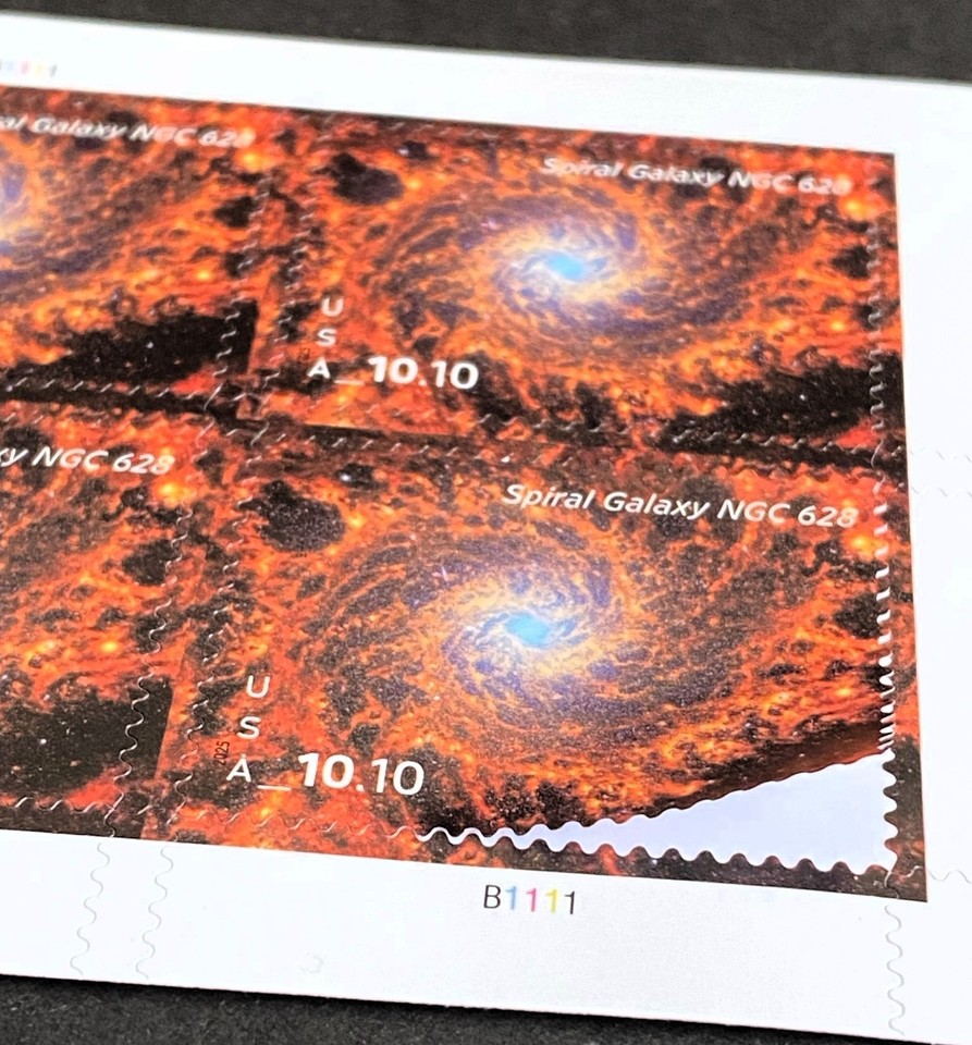 USA 2025 Stamps MNH Spiral Galaxy Star Cluster Block Sheets $166.00 US ...