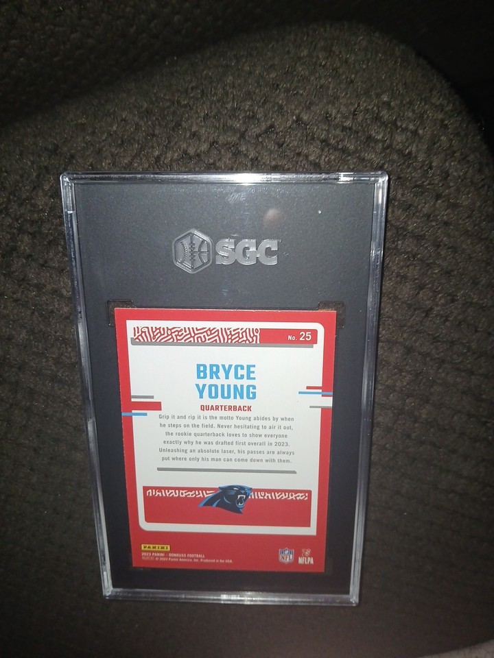 2023 Donruss Bryce Young Holo Checkerboard RC SGC 9.5 | eBay
