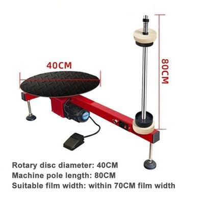 PE Stretch Film Wrapping Machine Semi-Automatic Stretch Film Strapping ...