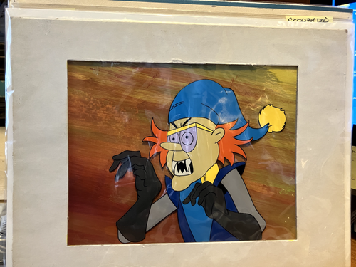 RARE! CAPTAIN SNERDLEY Orig ANIMATION CEL 1978 Yogi's Space Race GALAXY ...