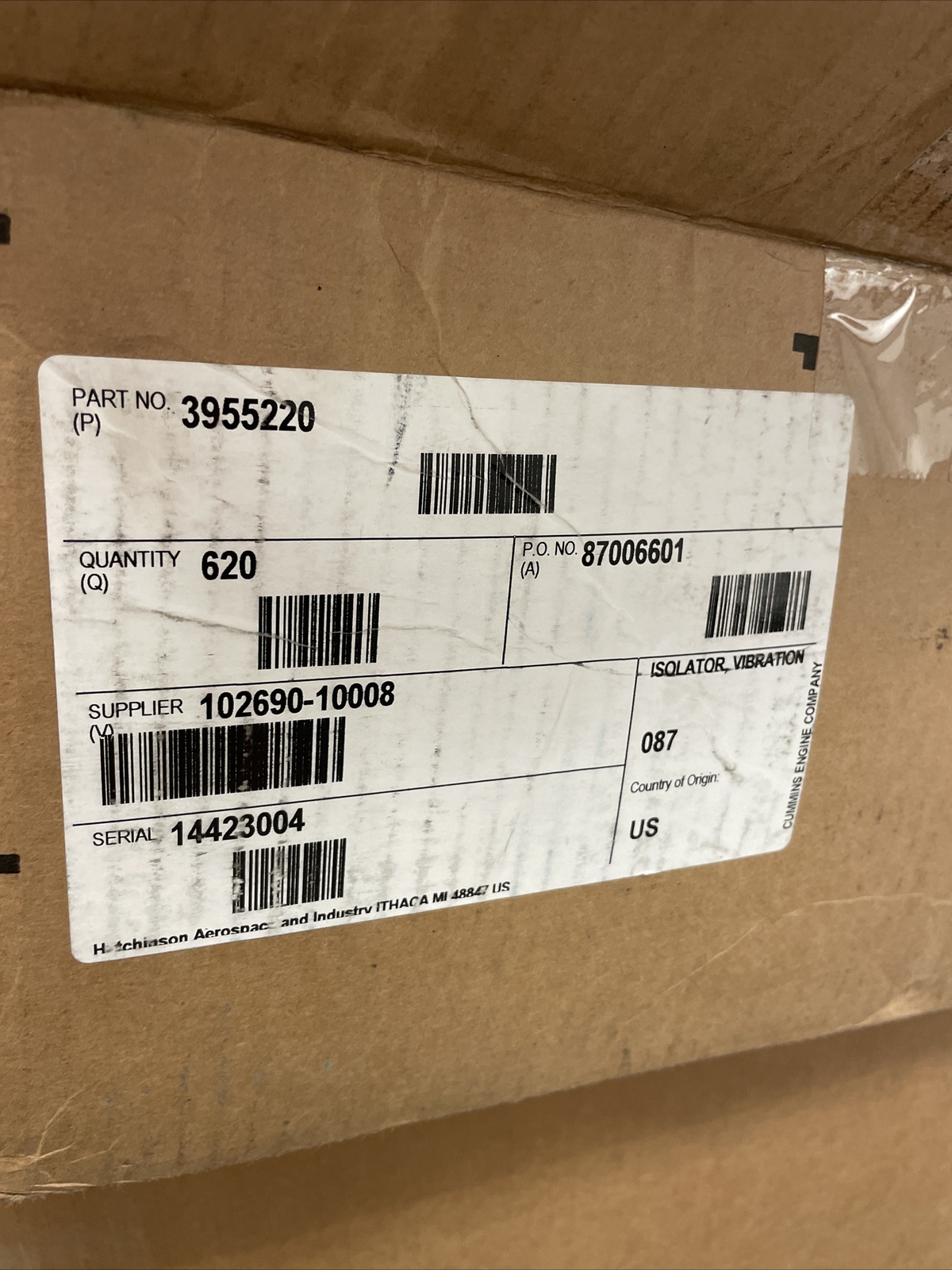 Cummins 3955220 Isolator Vibration for sale online | eBay