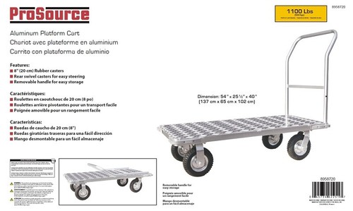 NEW PROSOURCE PH3015AL ALUMINUM HEAVY DUTY PLATFORM CART 8958720 | eBay