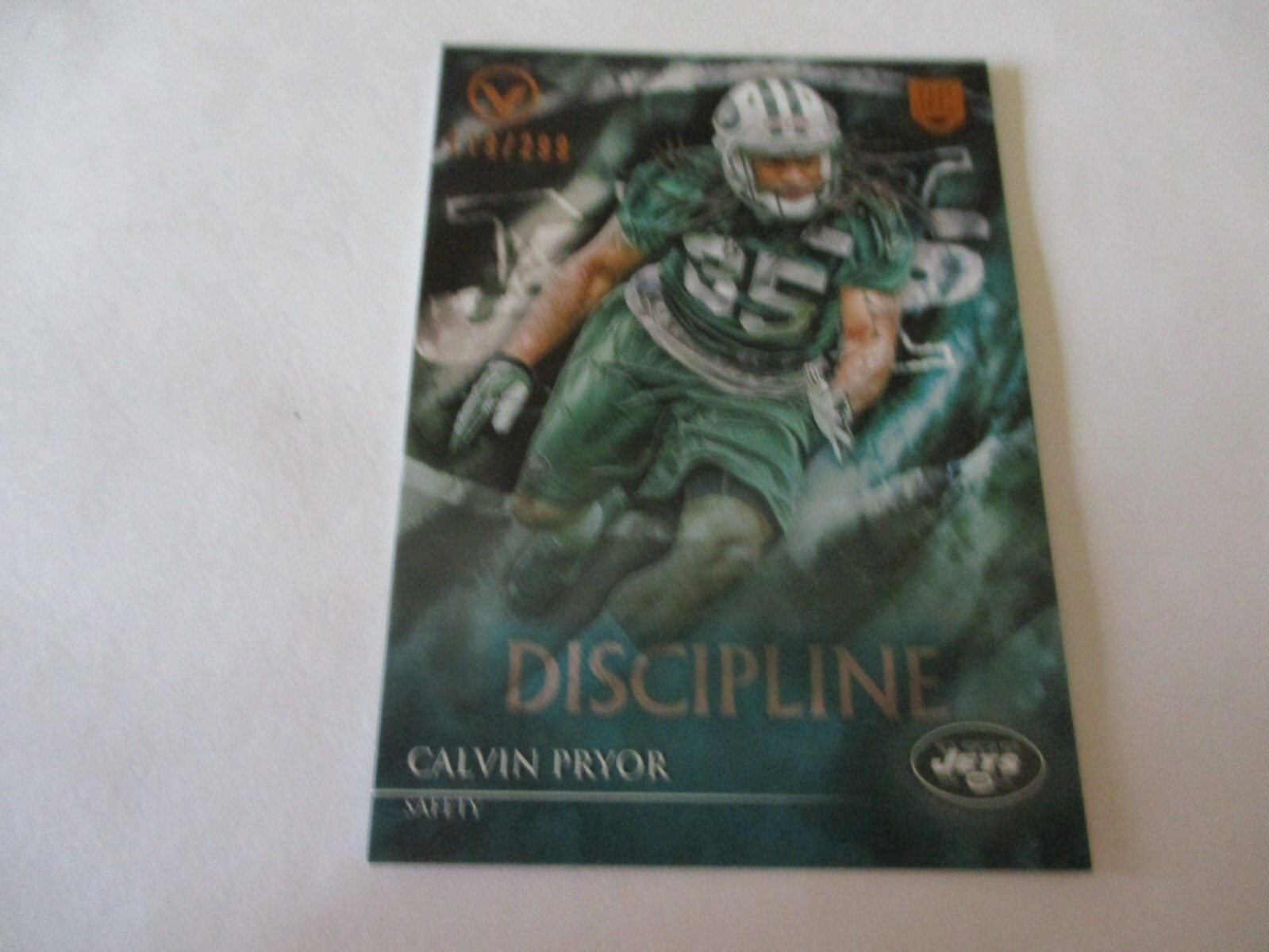 2014 Topps Valor Football Discipline Rc Calvin Pryor Card #127 Serial ...