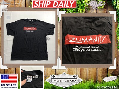 Official CIRQUE DU SOLEIL ZUMANITY Performer Staff LAS VEGAS TShirt Men ...