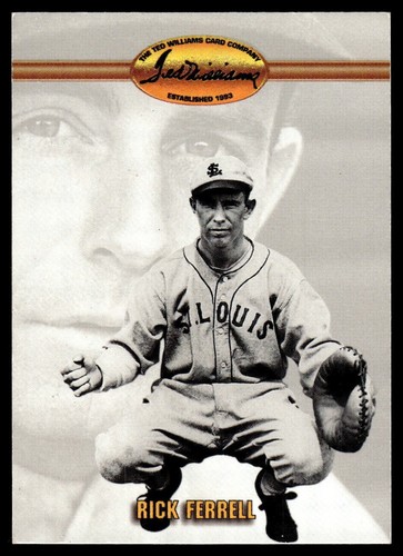 1993 Ted Williams Trading Card #2 Company - RICK FERRELL, St. Louis ...