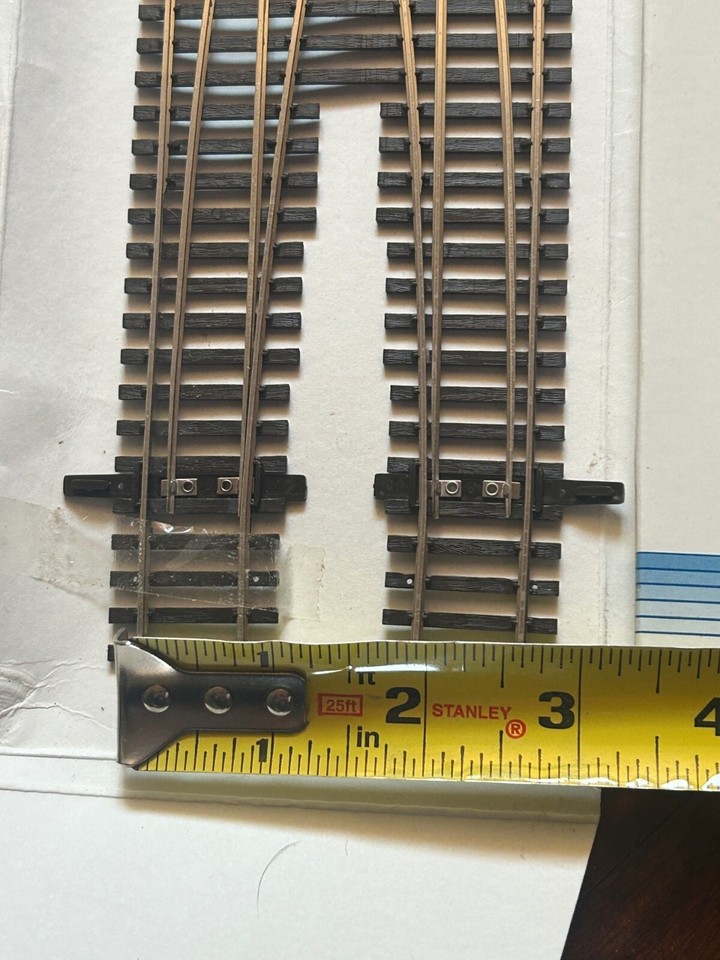 DOUBLE CROSSOVER - #6 TURNOUTS - DCC FRIENDLY CODE 83 NS Rail HO SCALE ...