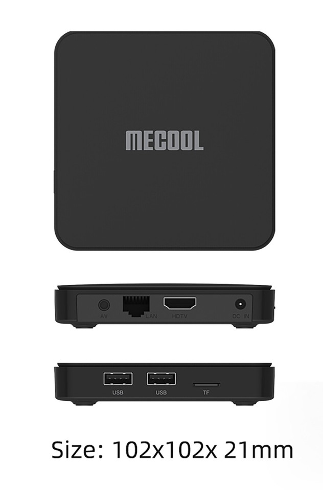 MECOOL KM7 SE Android 11 TV Box Google Certified 2G 32G HDR Media ...