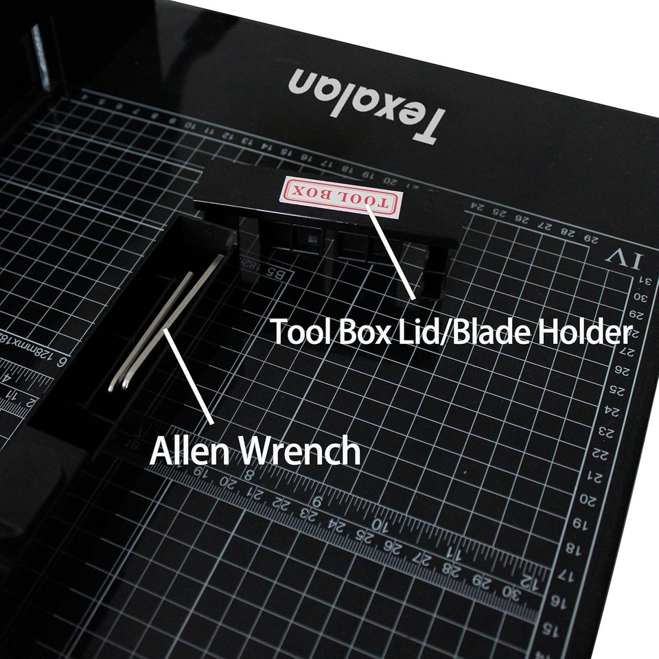 A3-17'' Heavy Duty Guillotine Paper Cutter Black 400 Sheets Stack Paper ...