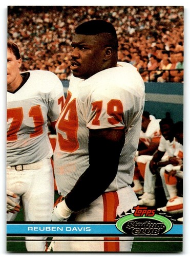 1991 Stadium Club Reuben Davis Tampa Bay Buccaneers #46 | eBay