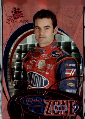 2005 PP Premium Racing In the Zone Jeff Gordon Serial #148/250 #9/12 | eBay