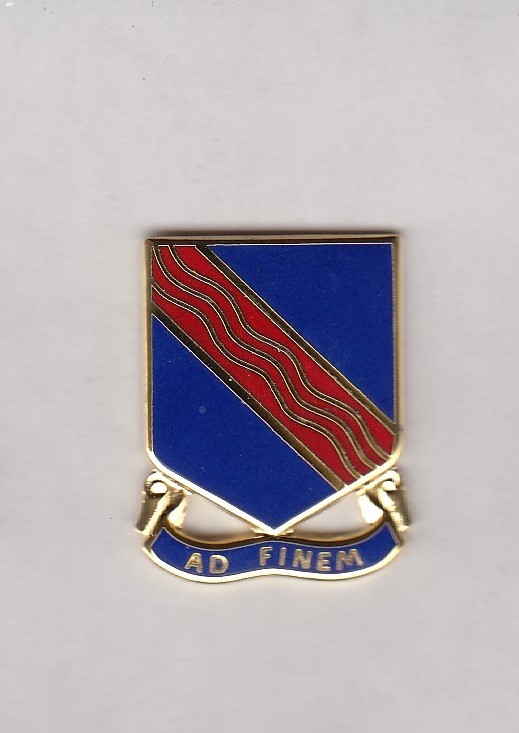 US ARMY 379th INFANTRY REGIMENT crest DUI badge c/b clutchback G-23 | eBay