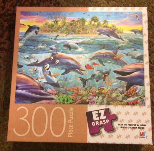 MB Puzzle EZ Grasp 300 Piece Puzzle Called Dolphin Reef | eBay