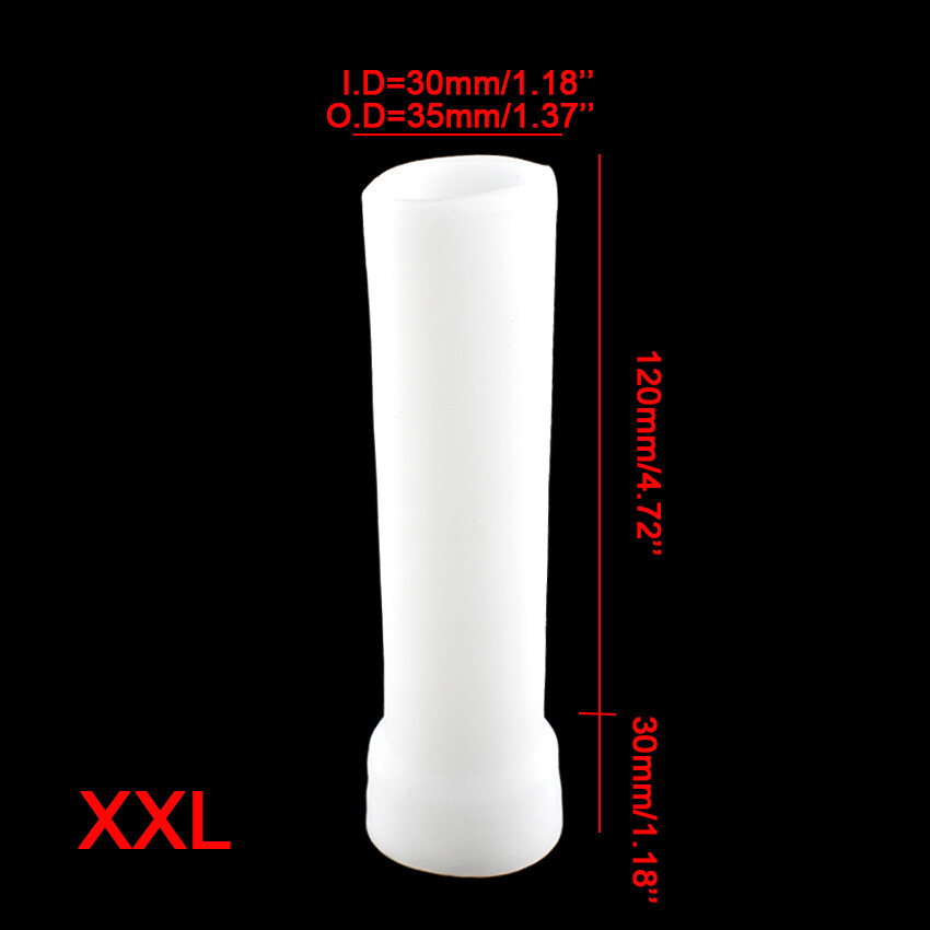 Penis Enlanger Replacement Condom Sleeves Girth Pump Clear Enlargement ...