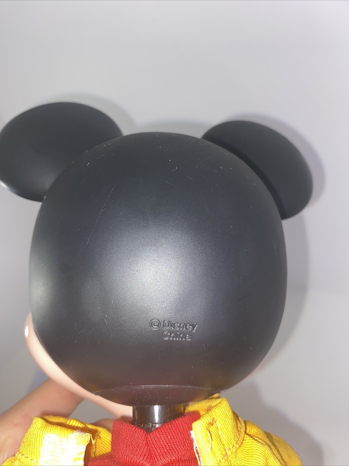 Fire Rescue Talking Mickey Mouse Firefighter 13" Plush Doll Toy Disney ...